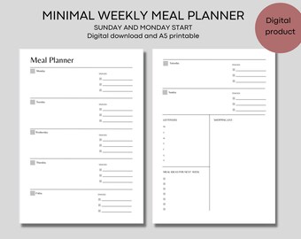 Abstract Pink Planner Printable, Daily, Weekly, Monthly, Mood Tracker ...