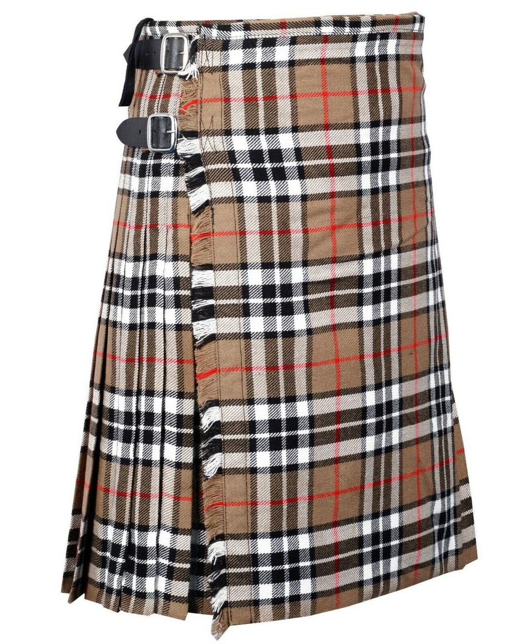 Scottish Men's Kilt Traditional Highland Dress Thomson Camel Tartan Kilt - Etsy