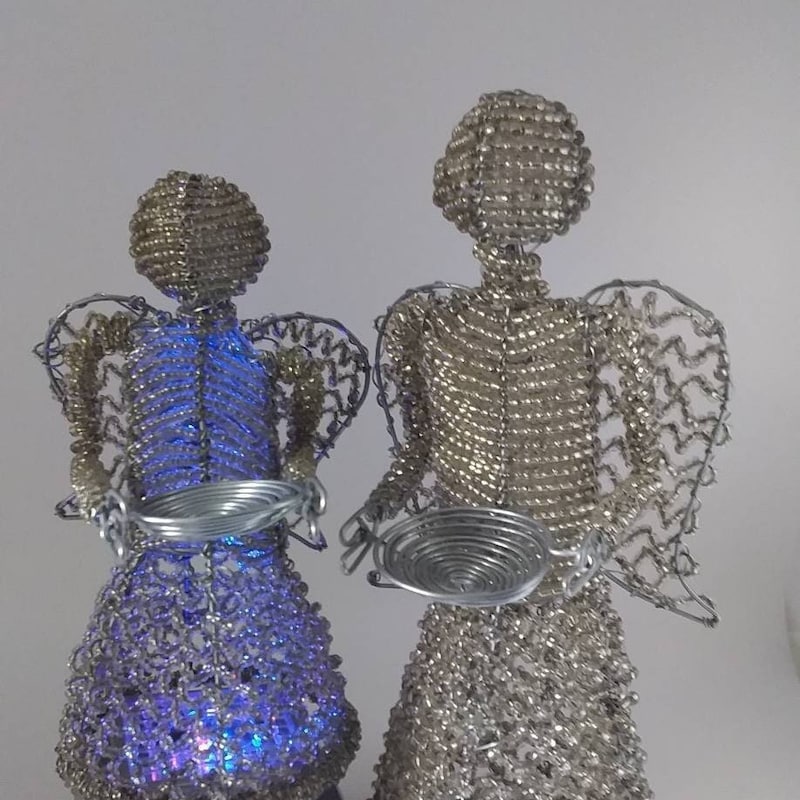 Wire Angel Sculpture - Etsy