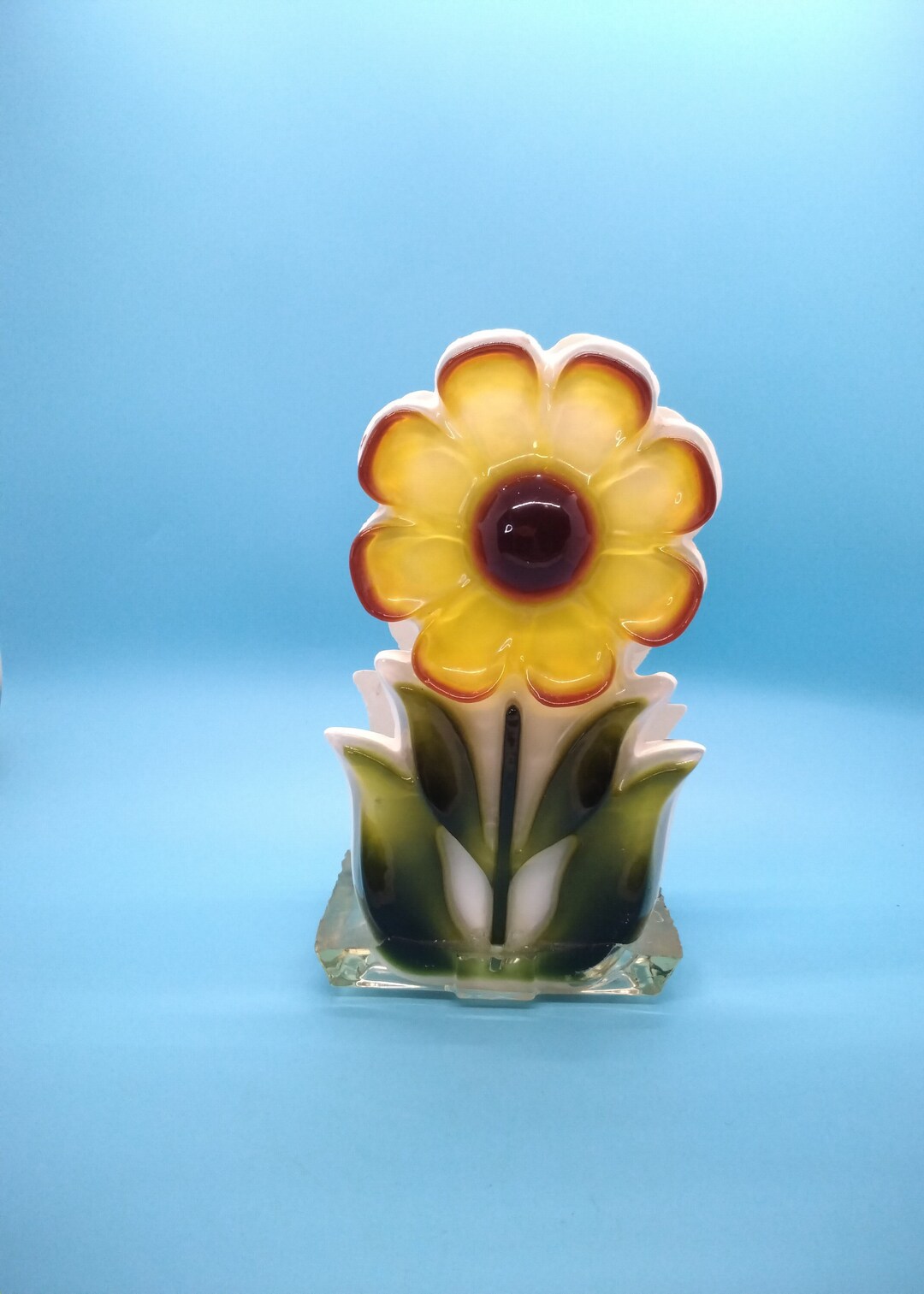 Lucite, Flower, Yellow Flower, Sunflower, Lucite Sunflower Napkin ...