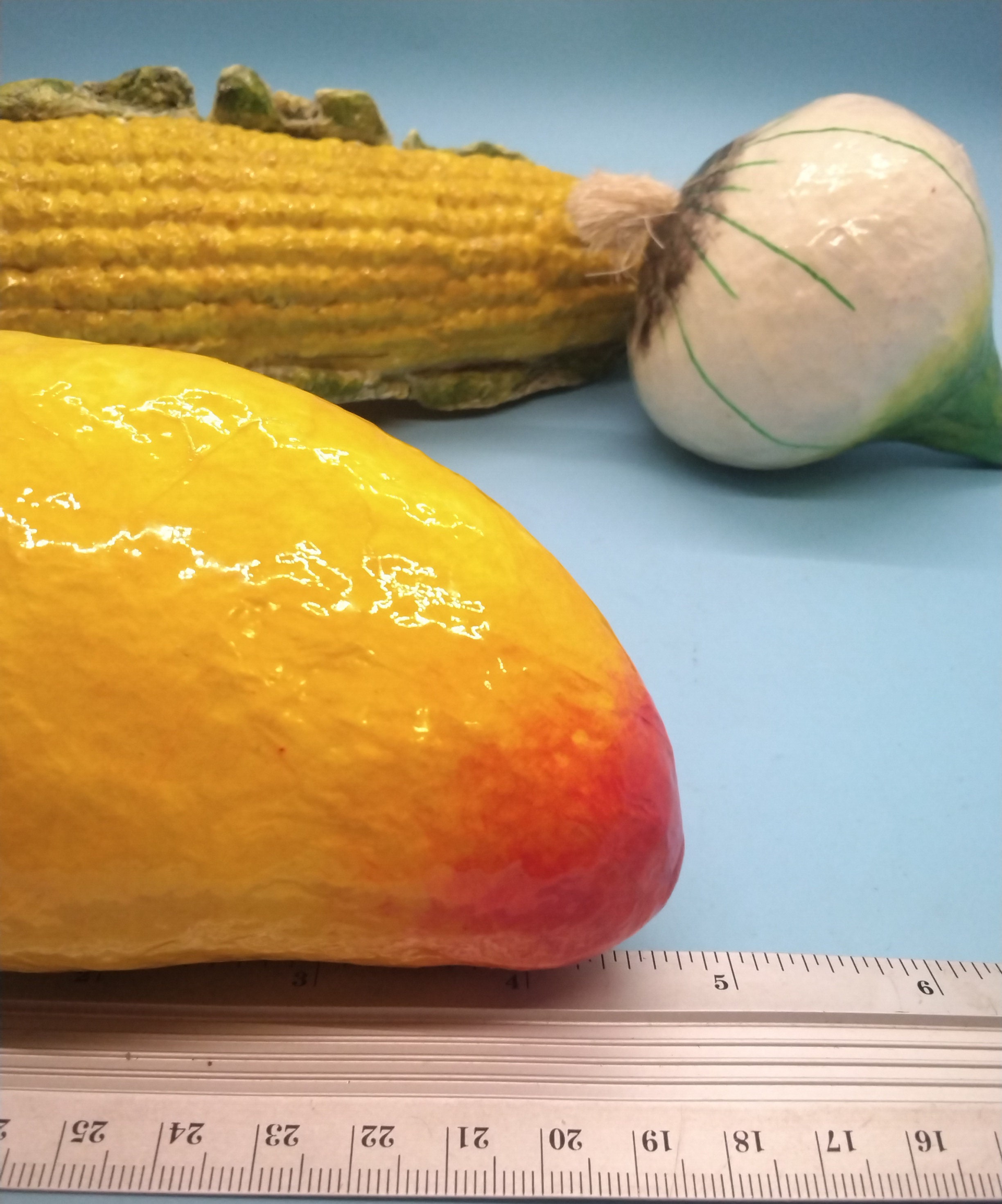 Home Decor, Fruit, Vegetables, Mango, Onion, Corn on the Cob, Paper ...