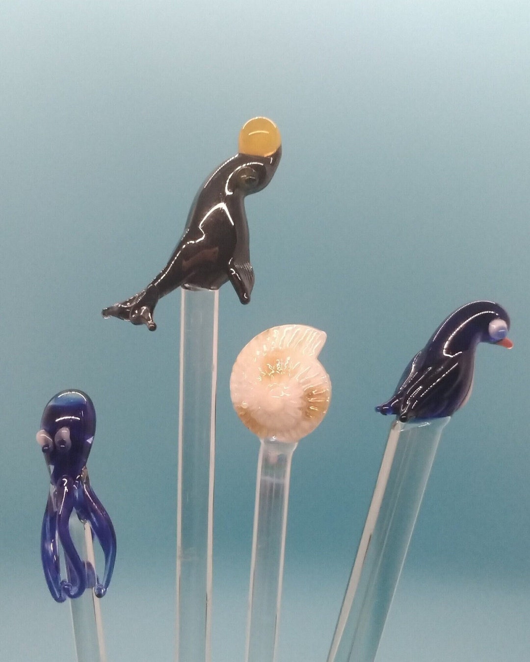 Art Glass, Stir Sticks, Swizzle Sticks, Solid Glass, Handblown ...