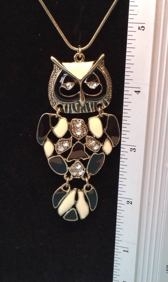 Jewelry, Necklace, Owl, Pendant, Chain, Articulated O… - Gem