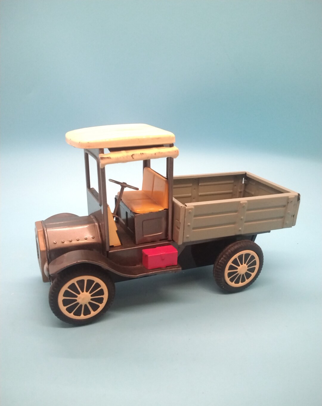 Toy, Tin Litho Truck, Pick up Truck, Model A Delivery Truck, Friction ...
