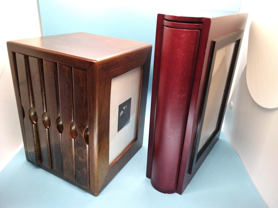 Home Decor, Photo Box, Photo Book, Photo Storage, Photo Display, Wooden ...