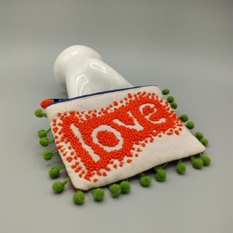 Vtg Beaded Coin Purse - Etsy