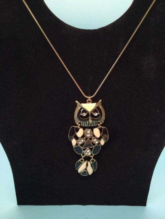 Jewelry, Necklace, Owl, Pendant, Chain, Articulated O… - Gem