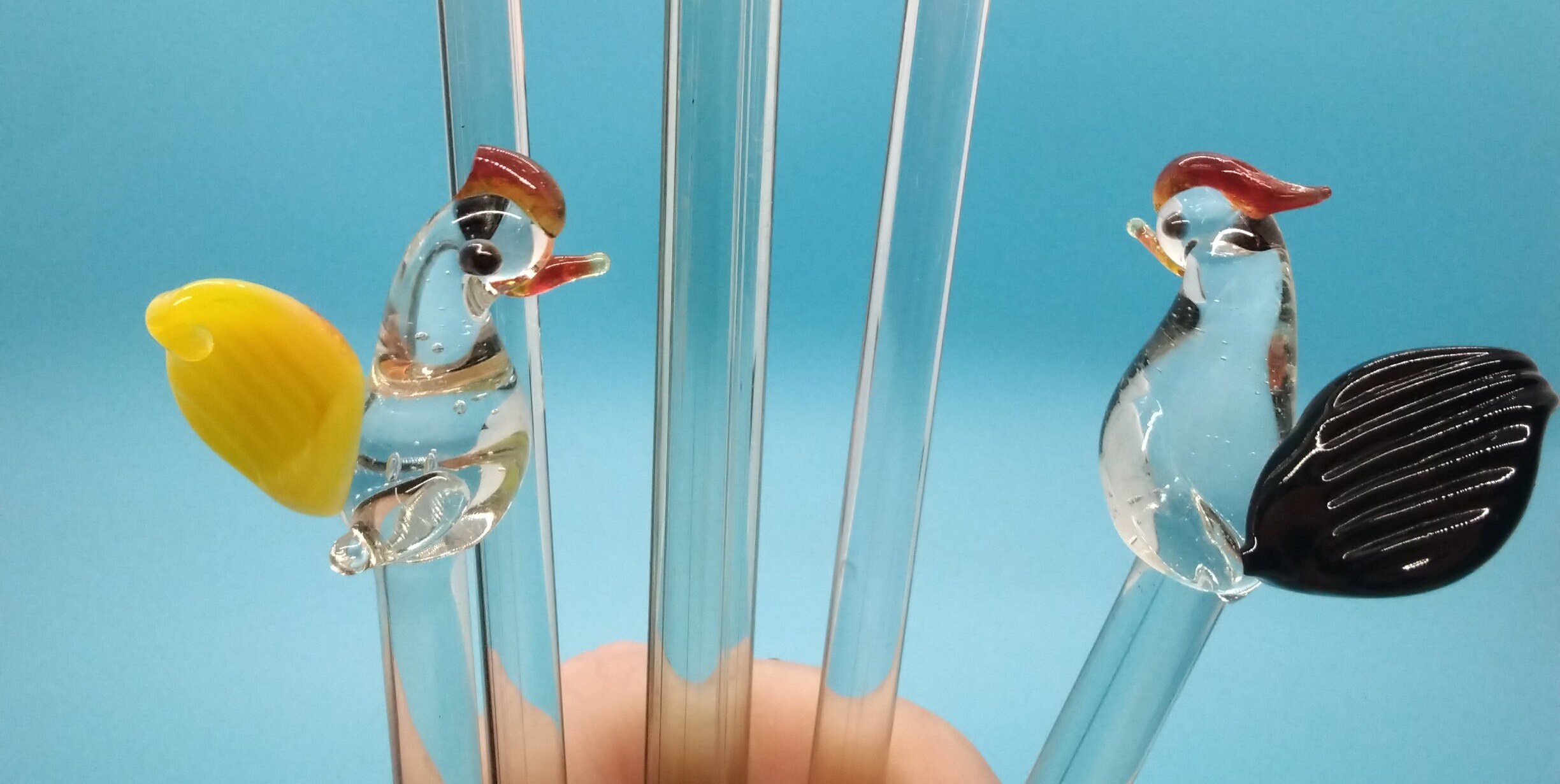 Art Glass Stir Sticks Swizzle Sticks Glass Stir Sticks - Etsy