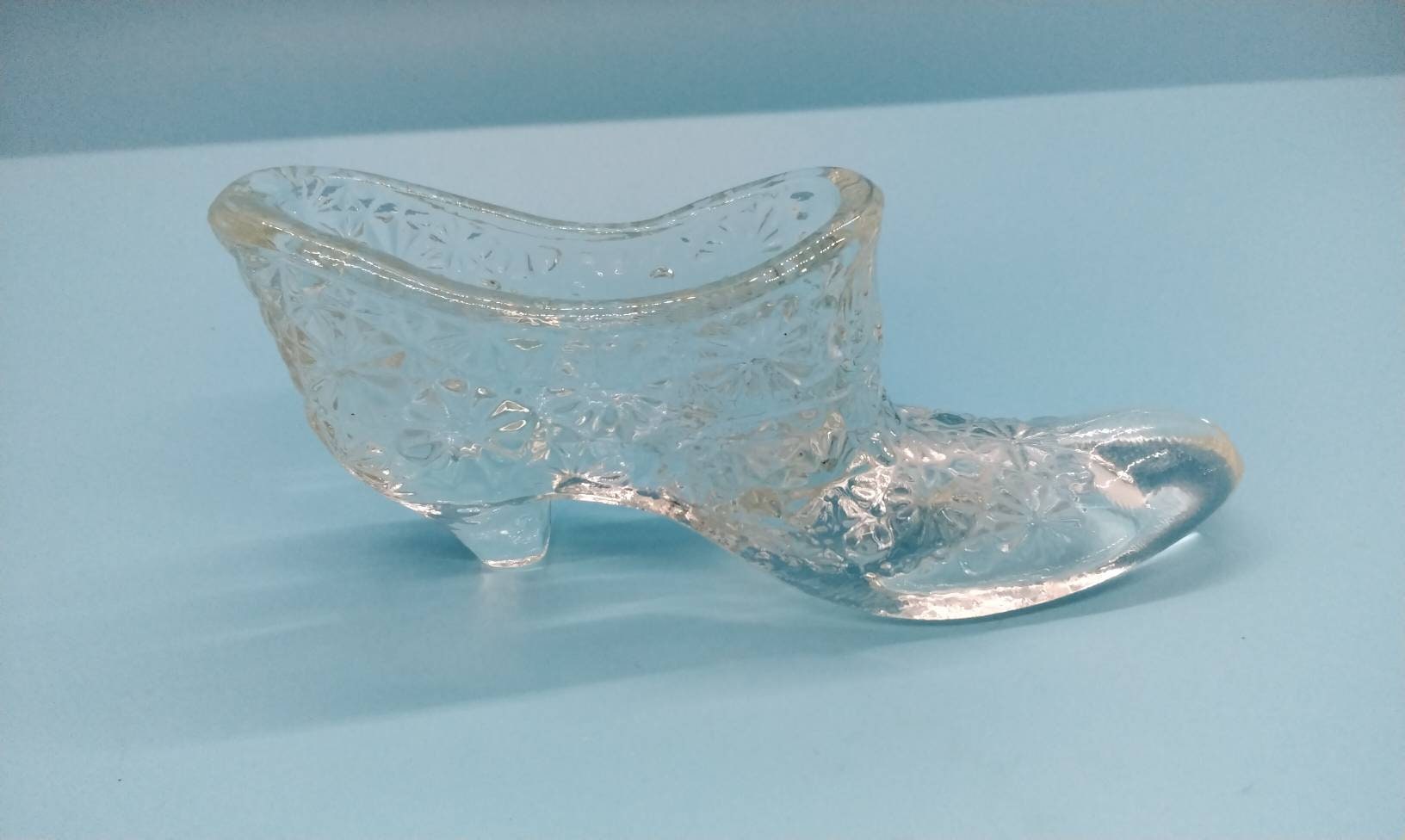 Art Glass Glass Shoe Glass Slipper Glass Boot Clear Glass - Etsy