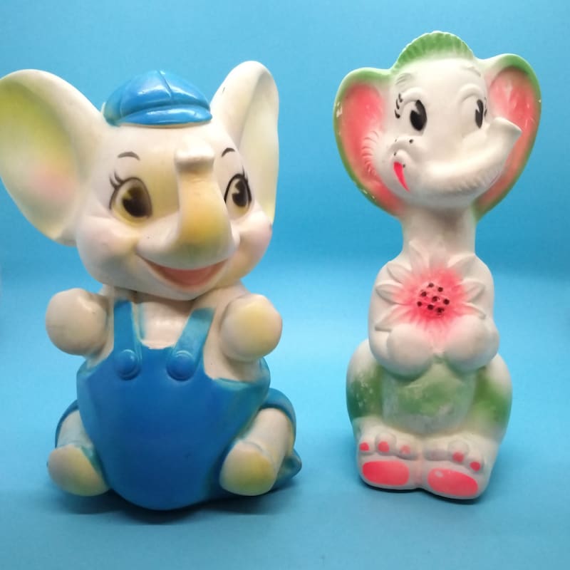 Vintage Squeak Toy - Etsy