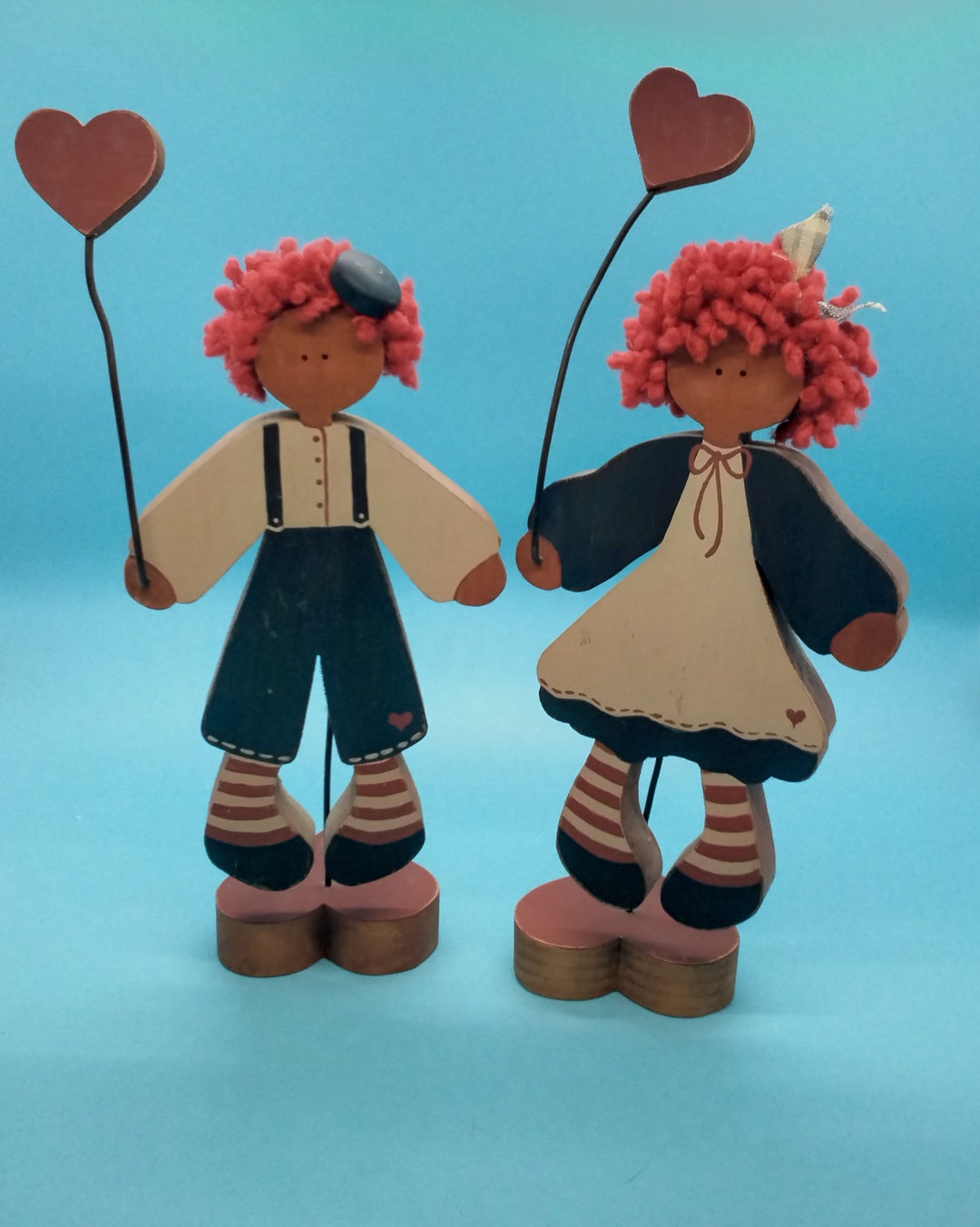 Figurines, Raggity Ann and Andy Inspired Wood Doll Displays, Hobbiest ...