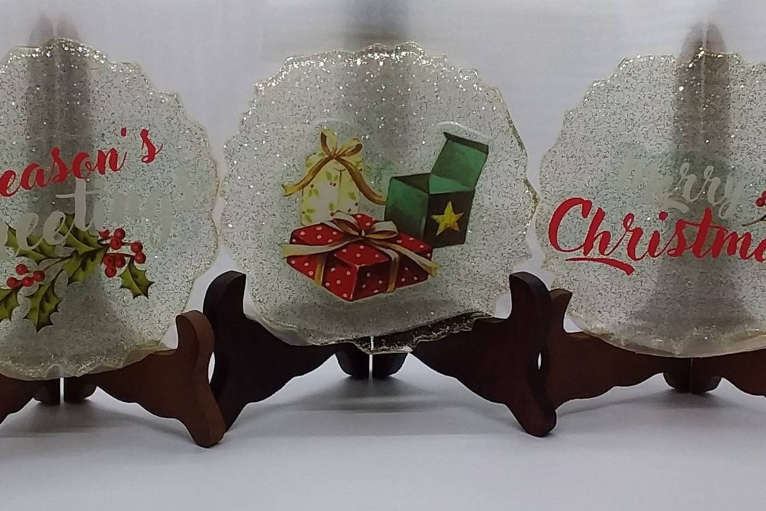 Home Decor, Trivets, Christmas, Serving Dishes, Lucite Trivets, Table ...