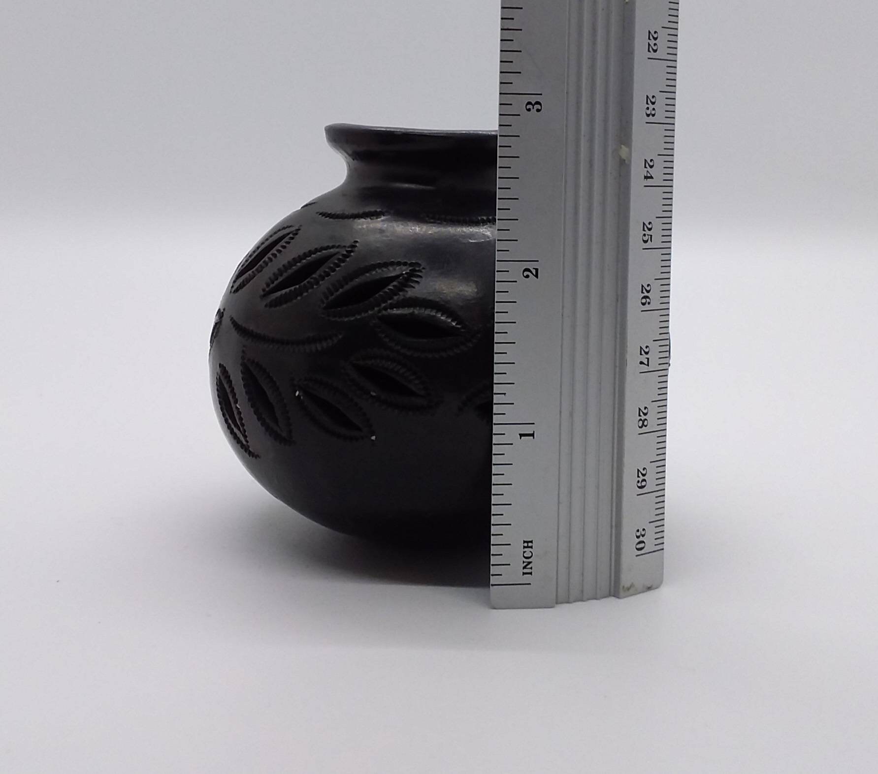 Mexican Pottery Black Clay Pottery Oaxaca Black Clay - Etsy