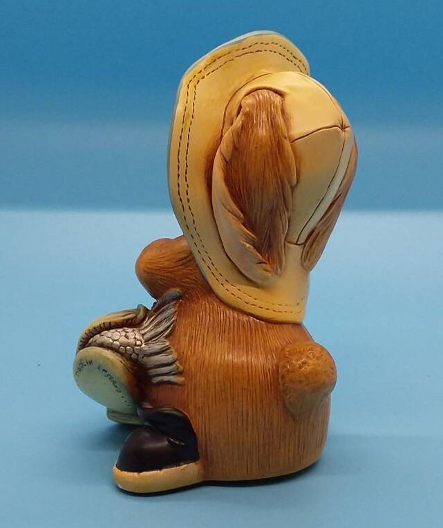 Vintage Pendelfin Whopper Rabbit Figurine, Fisherman With Fish Boot - Etsy