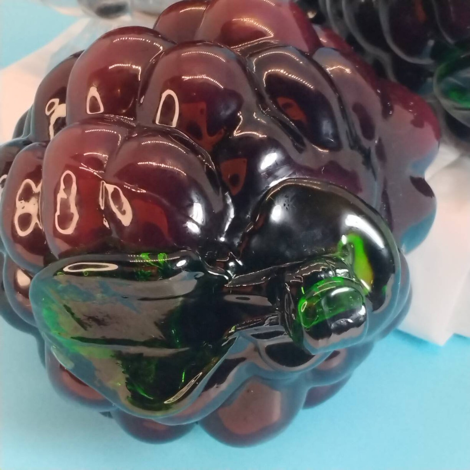 Art Glass Grapes Purple Grapes Purple Glass Grapes Faux - Etsy