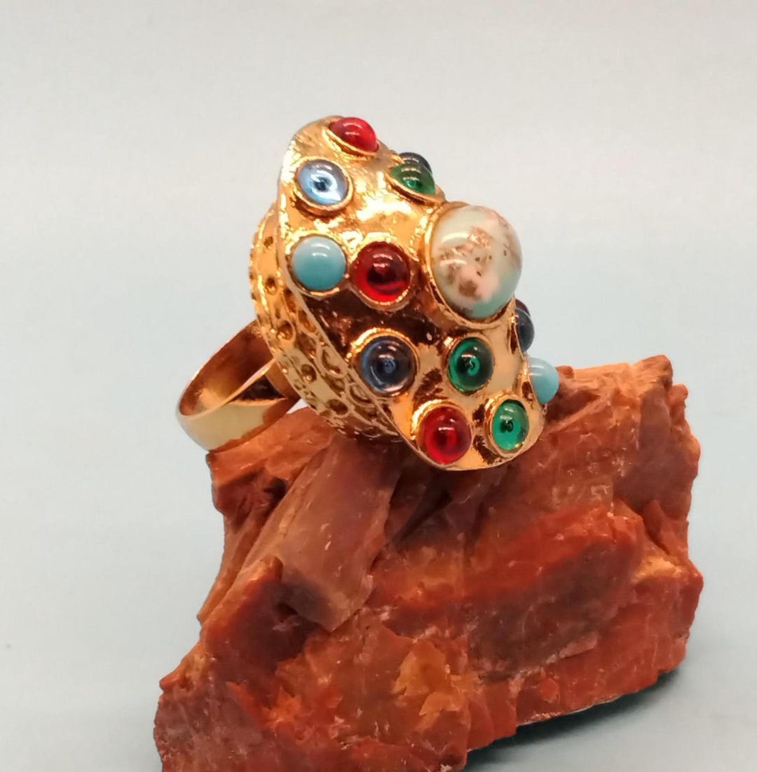 Jewelry, Poison Ring, Statement Ring, Jeweled Ring, Renaissance Ring ...