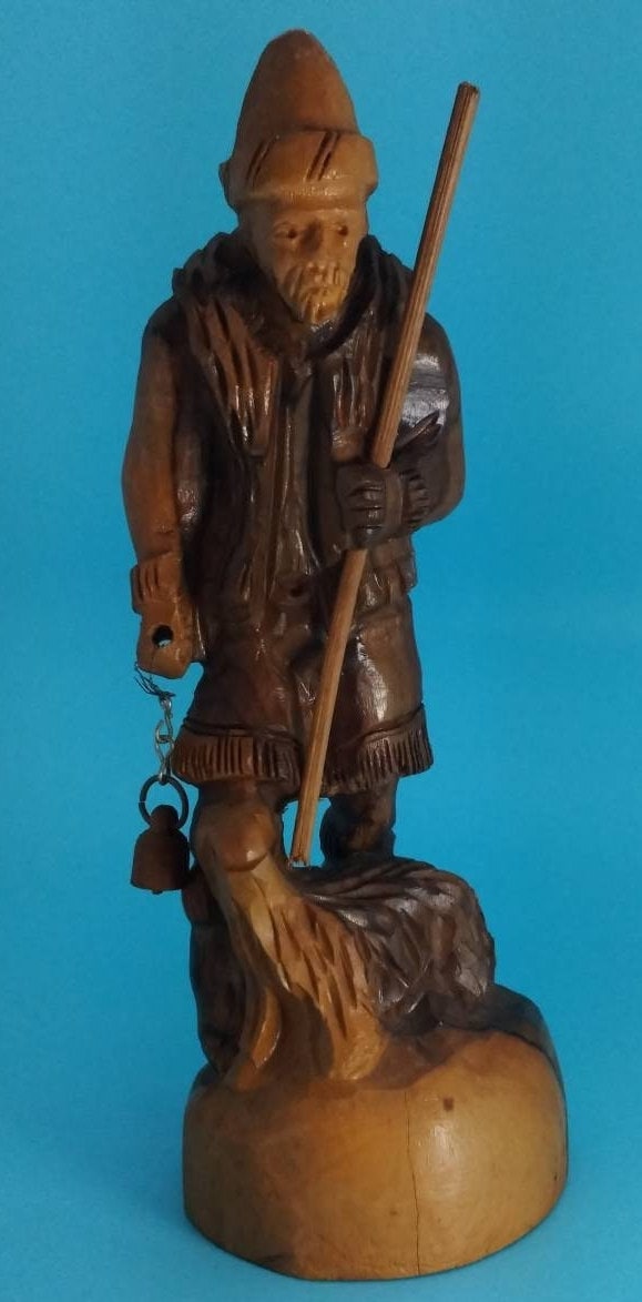 Carving Wooden Man Wood Carving Handcarved Figurine Feild - Etsy