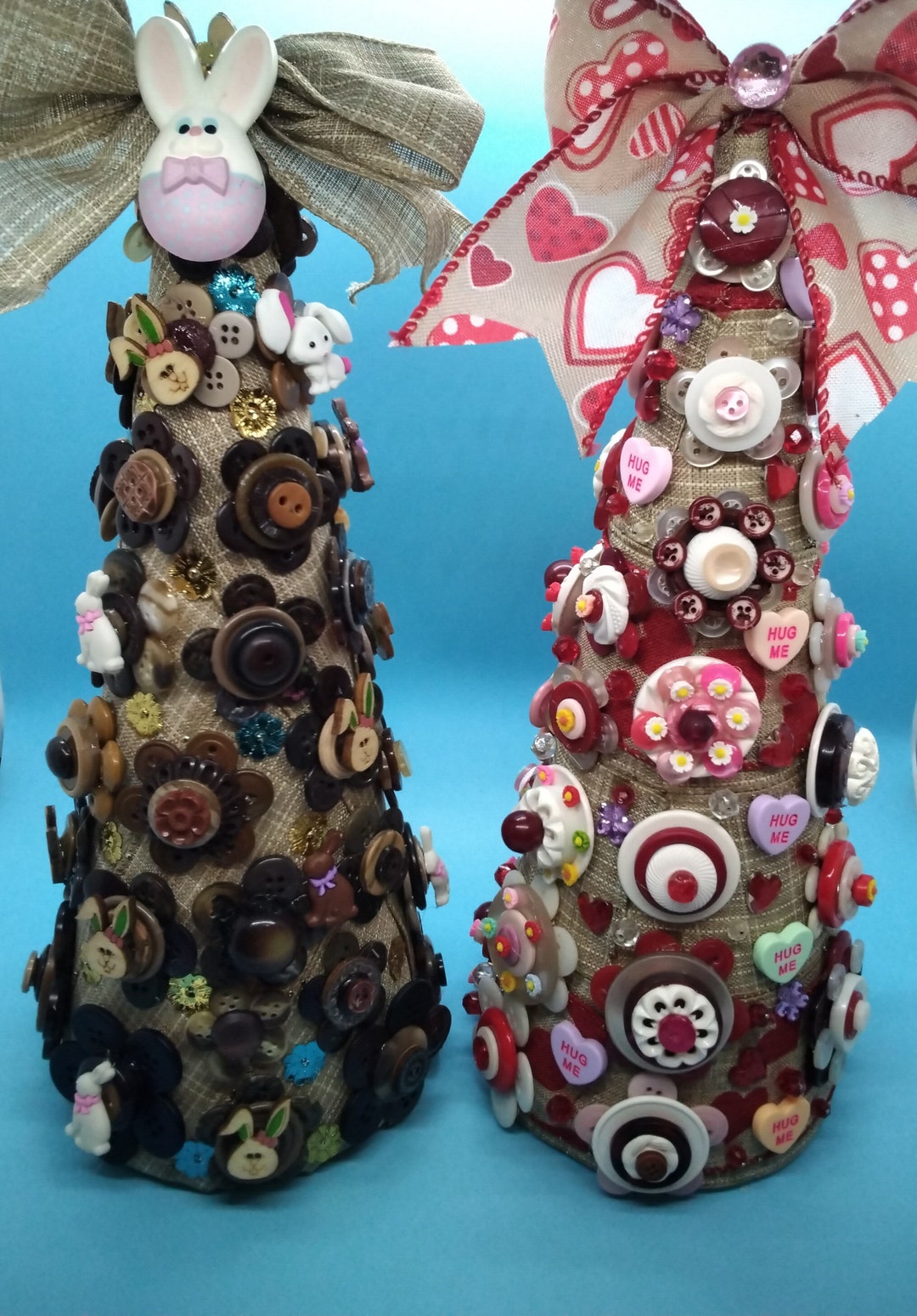 Home Decor, Button Creations, Button Trees, Seasonal Decor, Seasonal ...