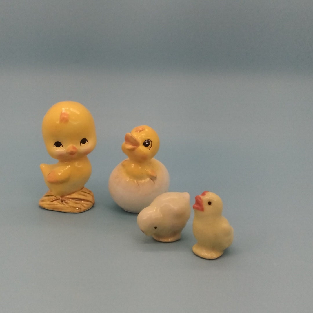 Figurines, Mini Figurines, Farm Animals, Chicks, Baby Chicks, Large ...