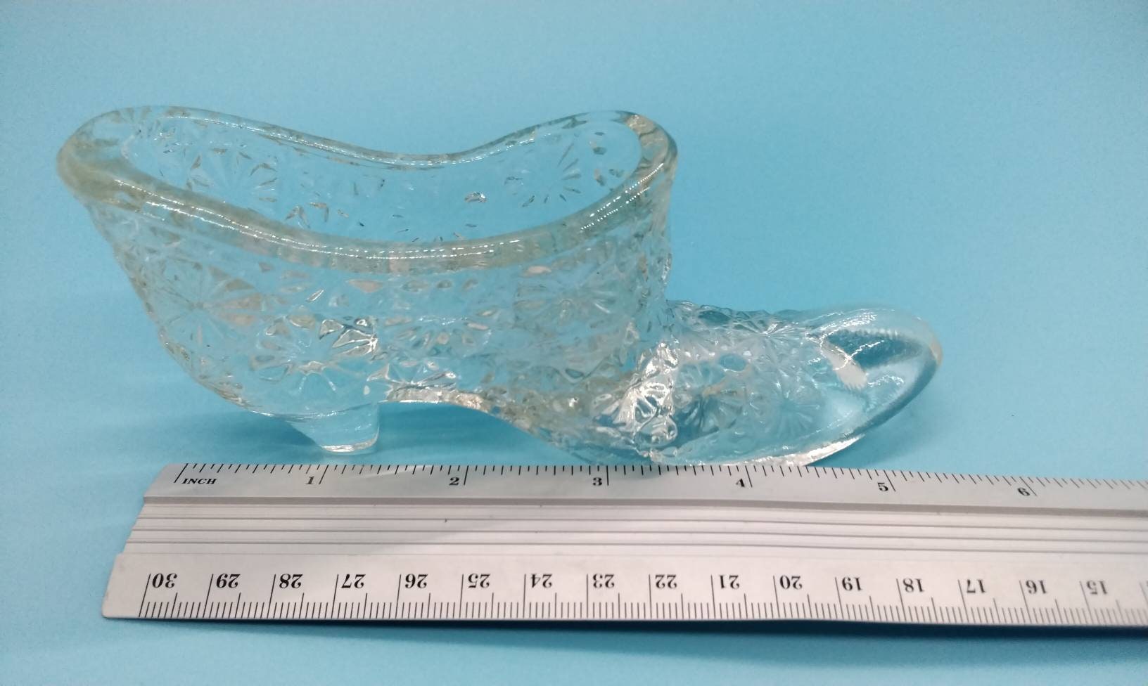 Art Glass Glass Shoe Glass Slipper Glass Boot Clear Glass - Etsy