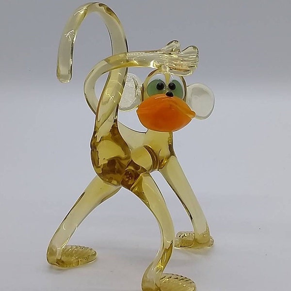 Glass Monkey - Etsy