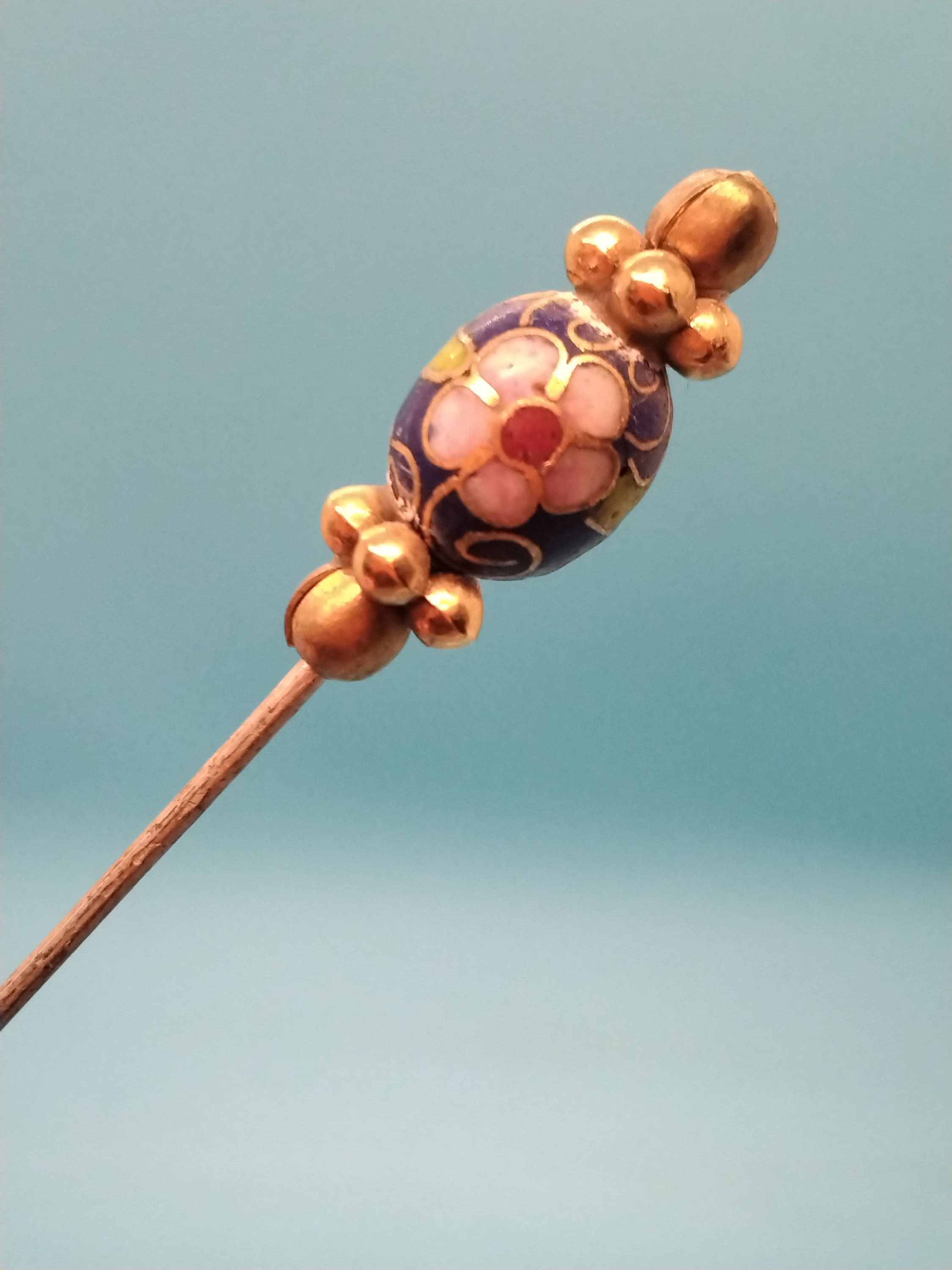Vintage Beaded Hat Pins, Cloisonne, Glass, MCM 1950s, Choice of Four - Etsy
