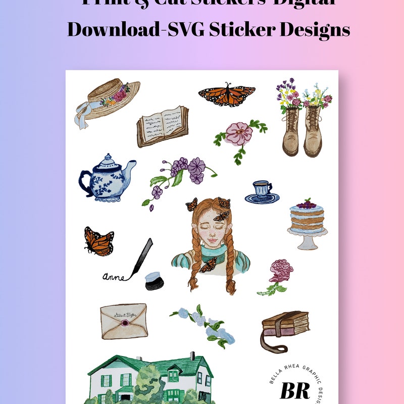 Anne of Green Gables Svg - Etsy