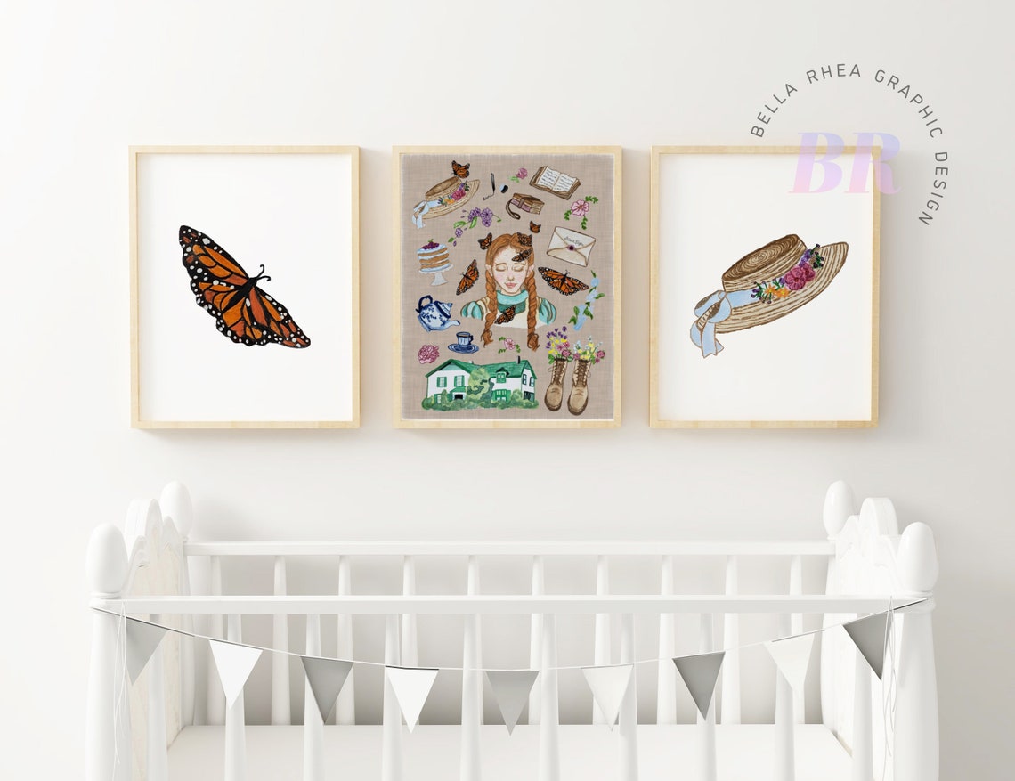 Anne of Green Gables Art Print, Literature Art Print, Anne of Green ...