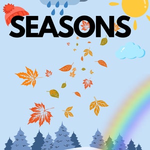Let's Learn About Seasons - Etsy
