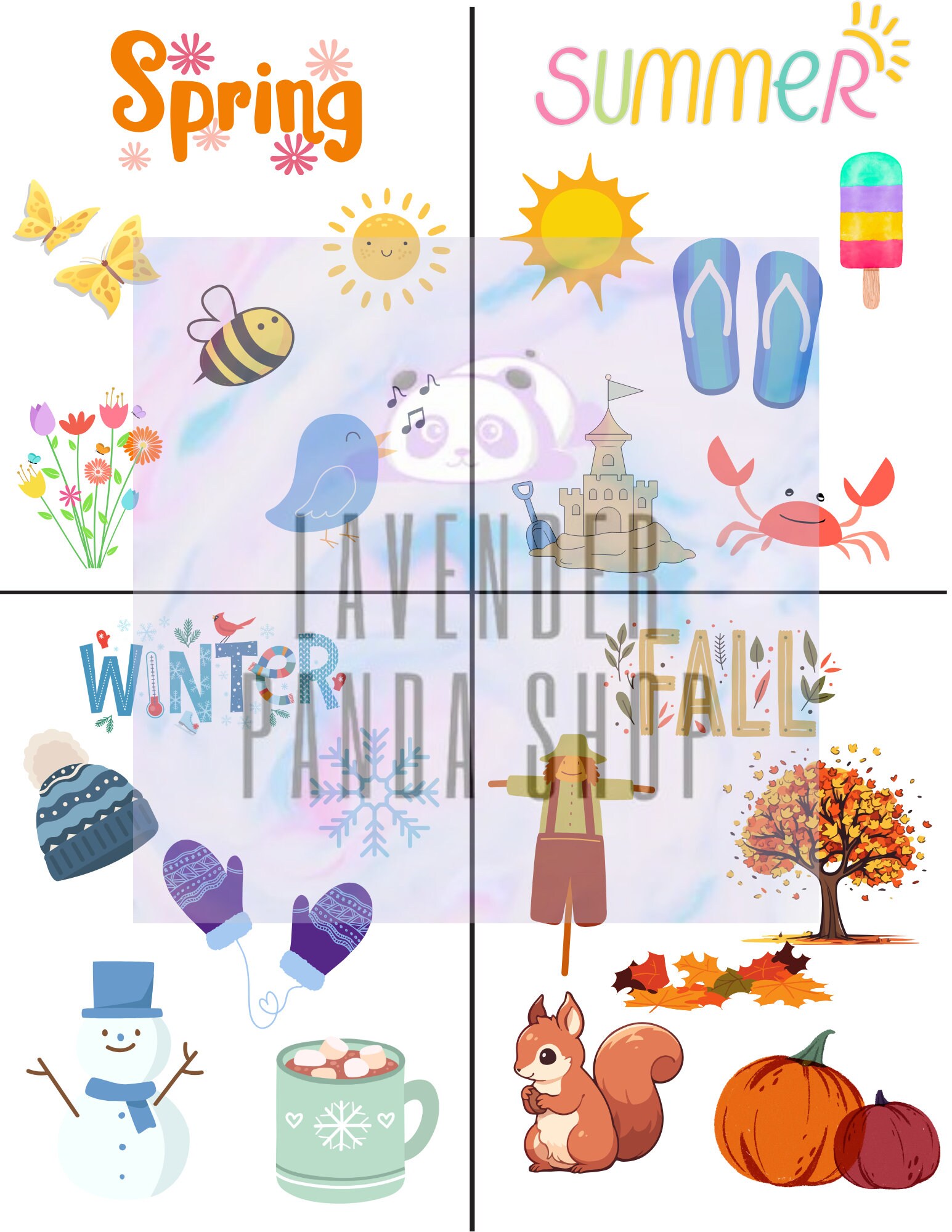 Let's Learn About Seasons - Etsy