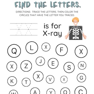 Alphabet Find the Letter Printable Worksheets - Etsy