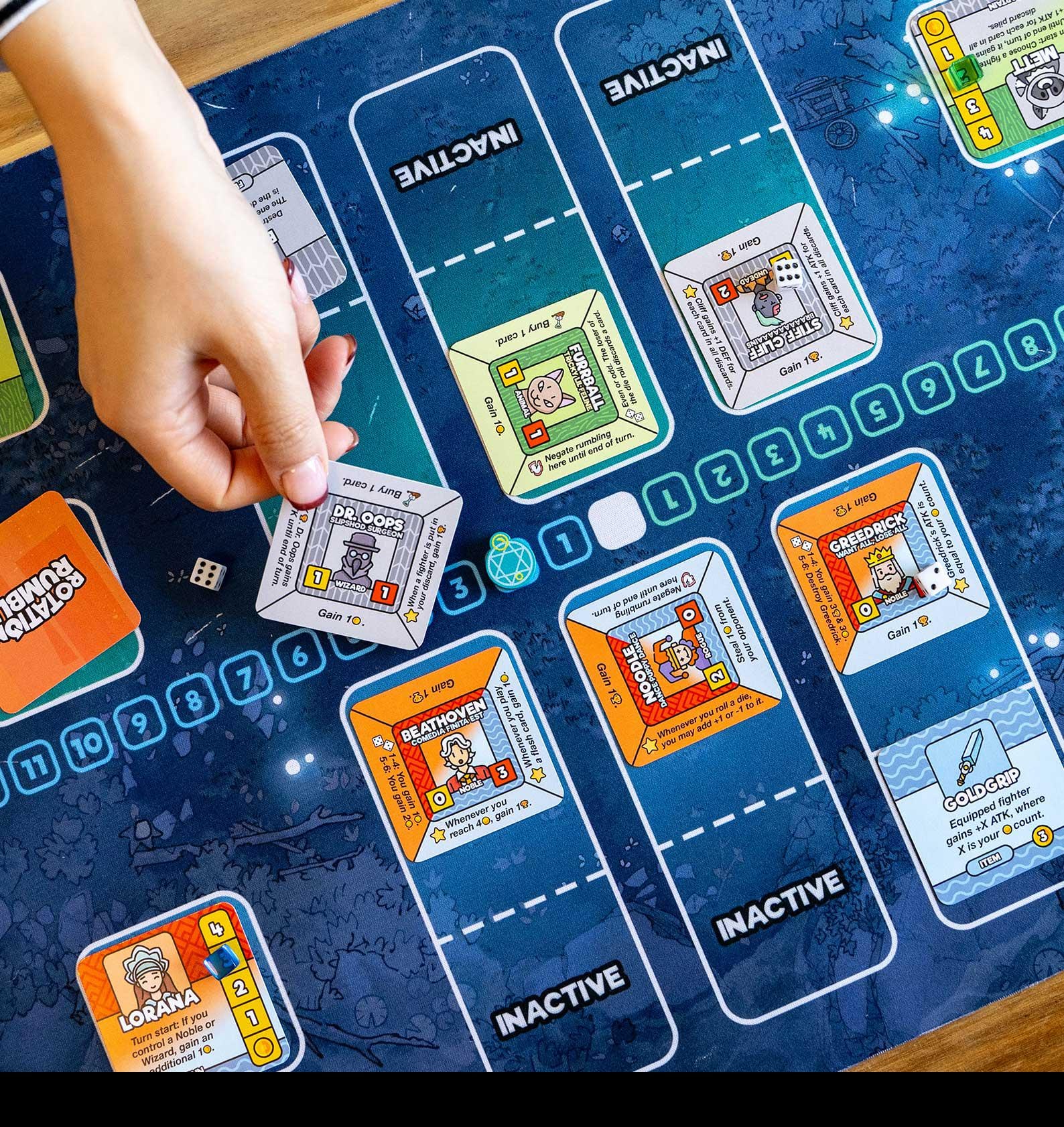 Rotation Rumble - Goblins & Glaciers - 2-player Mini Battle Cardgame ...