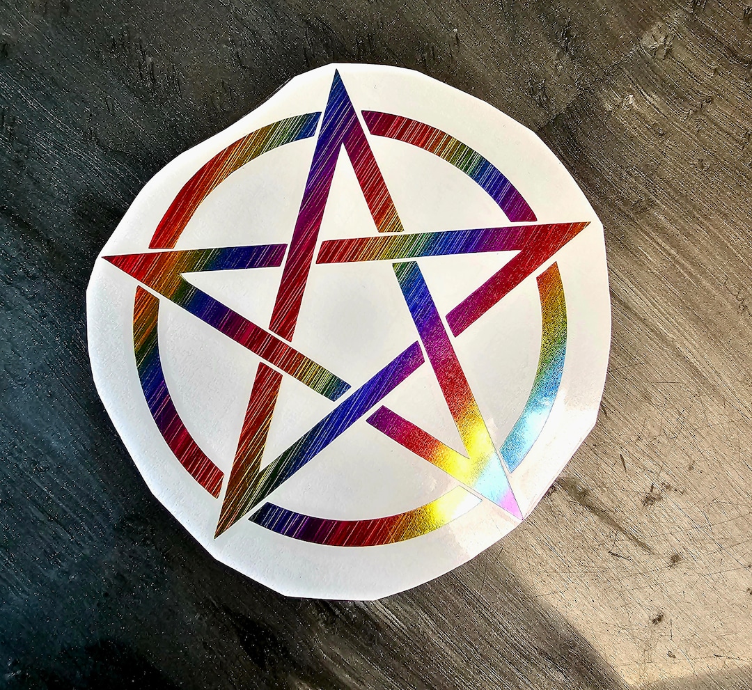 Pentagram Vinyl Decal for Car, Laptop, or Other Design - Etsy