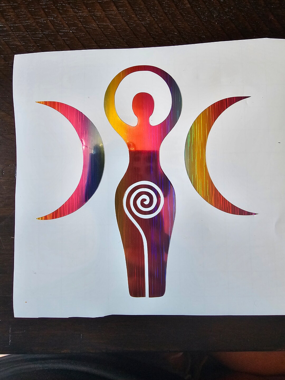 Triple Moon Goddess Vinyl Decal Sticker for Car, Laptop, - Etsy