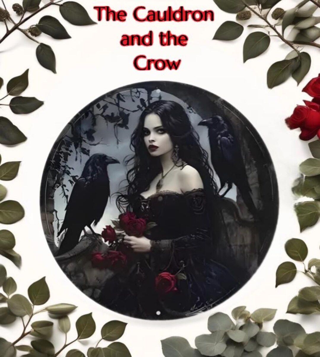 The Raven Queen Metal Sign for Altar, Shrine, Garden or Home Decor - Etsy