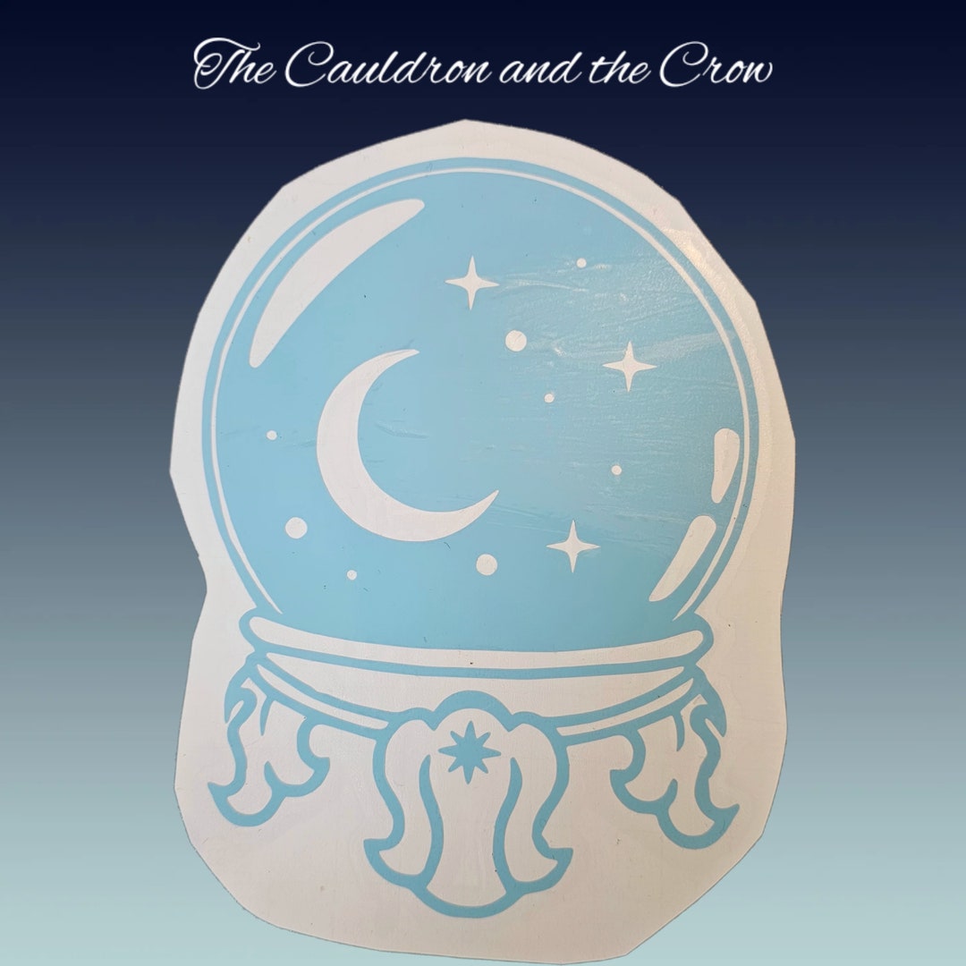 Crystal Ball Vinyl Decal - Etsy