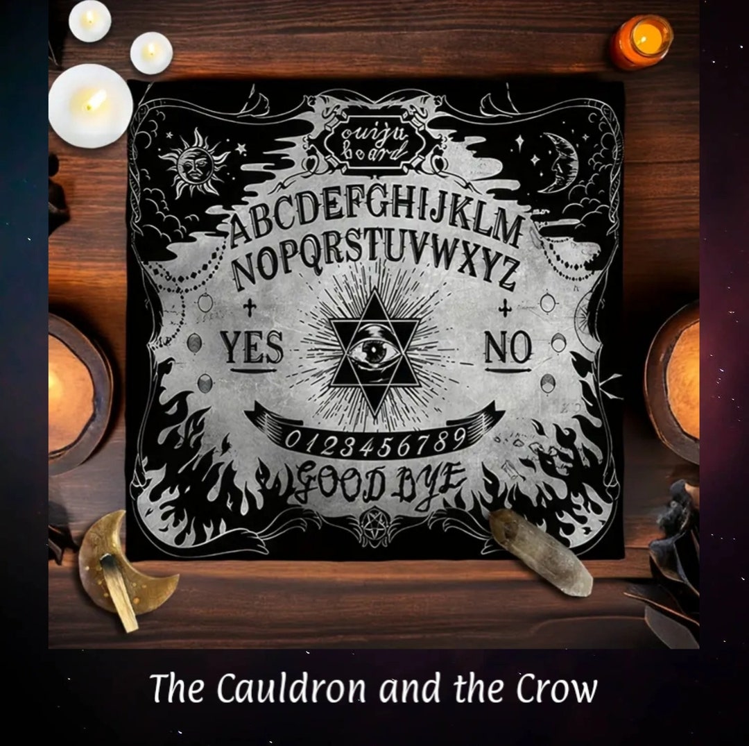 Ouija Board Altar Cloth 19.7 X 19.7 Size/ Oracle Cloth /tarot Cloth - Etsy