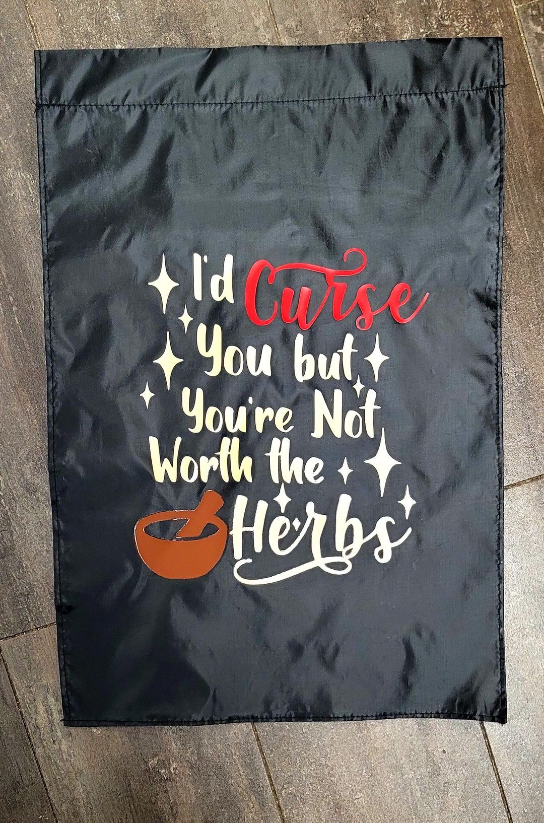 I'd Curse You Outdoor Garden Flag - Etsy