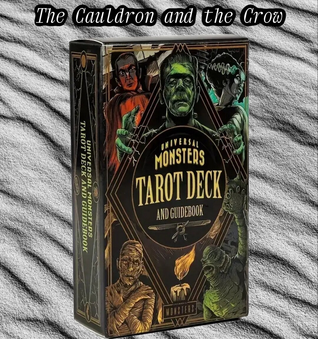 Universal Monsters Tarot Deck and Guidebook, Full Tarot Deck, Occult ...