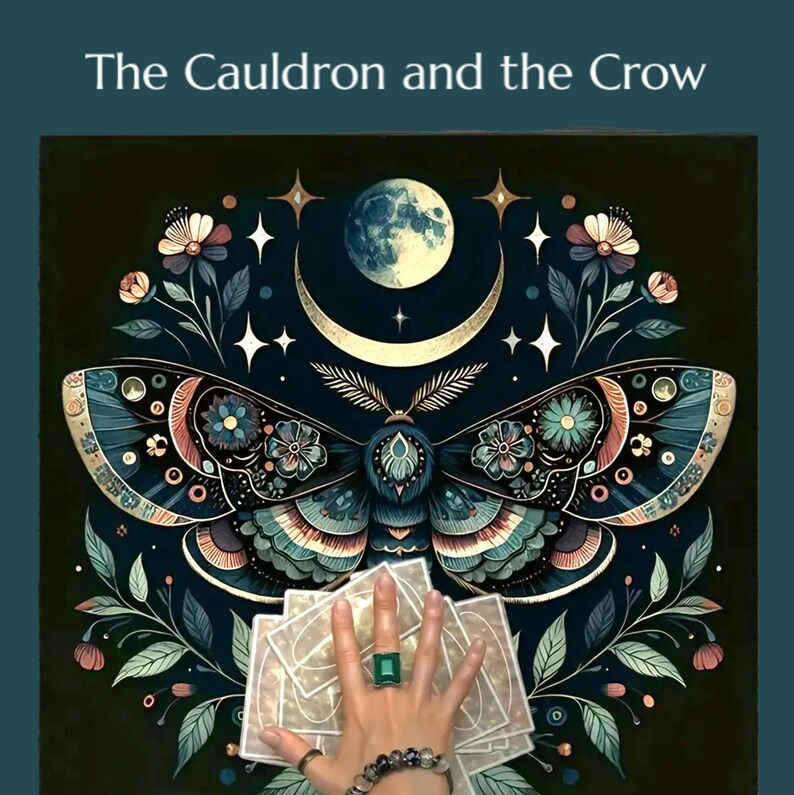 Silkwood Moth Altar Cloth, Pentacle, Tarot, Divination Table Cloth Size ...