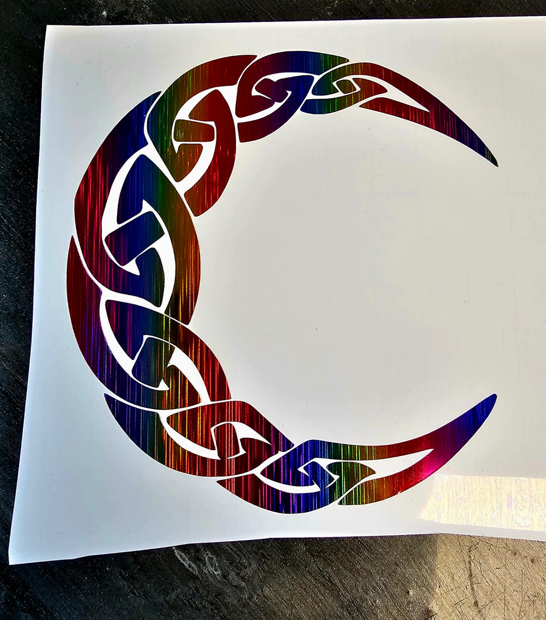 Celtic Knot Moon Vinyl Decal for Car, Laptop, or Other Designs - Etsy