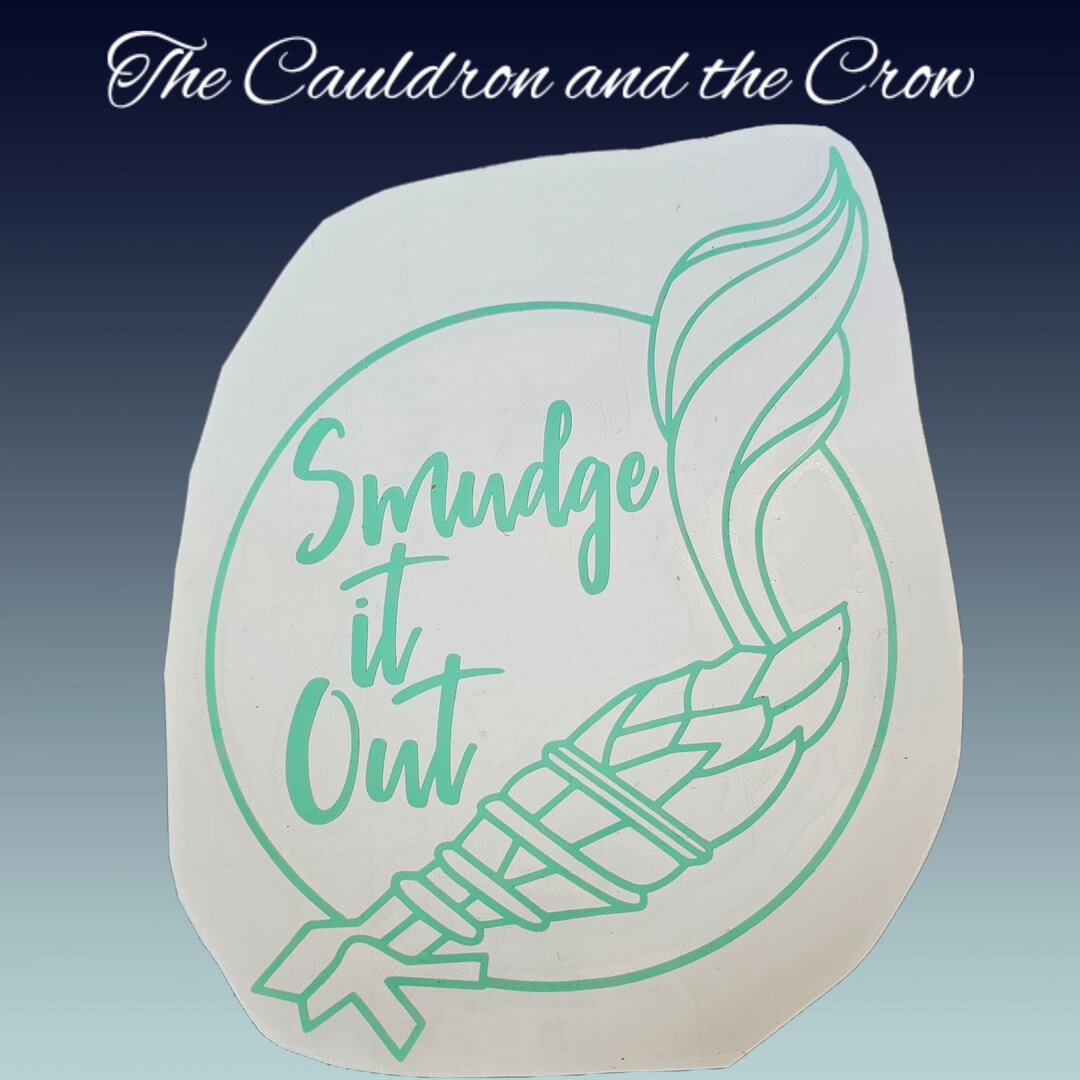 Smudge It Out Vinyl Decal - Etsy