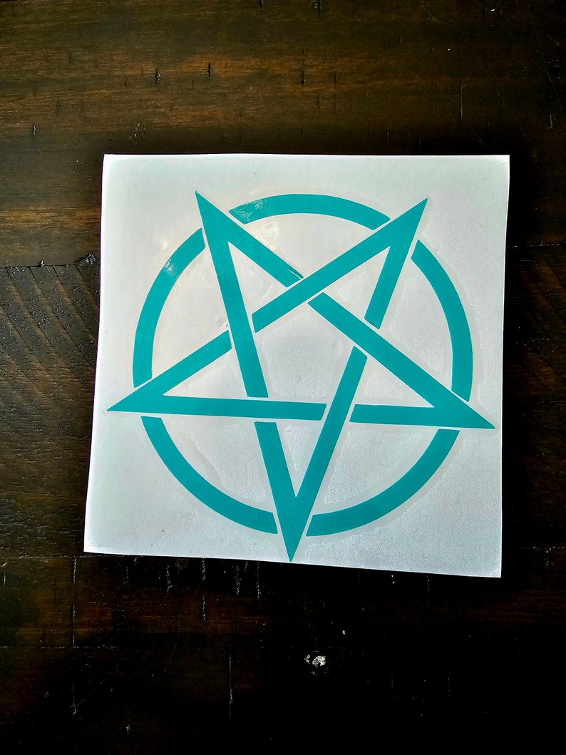 Pentagram Vinyl Decal for Car, Laptop, or Other Design - Etsy