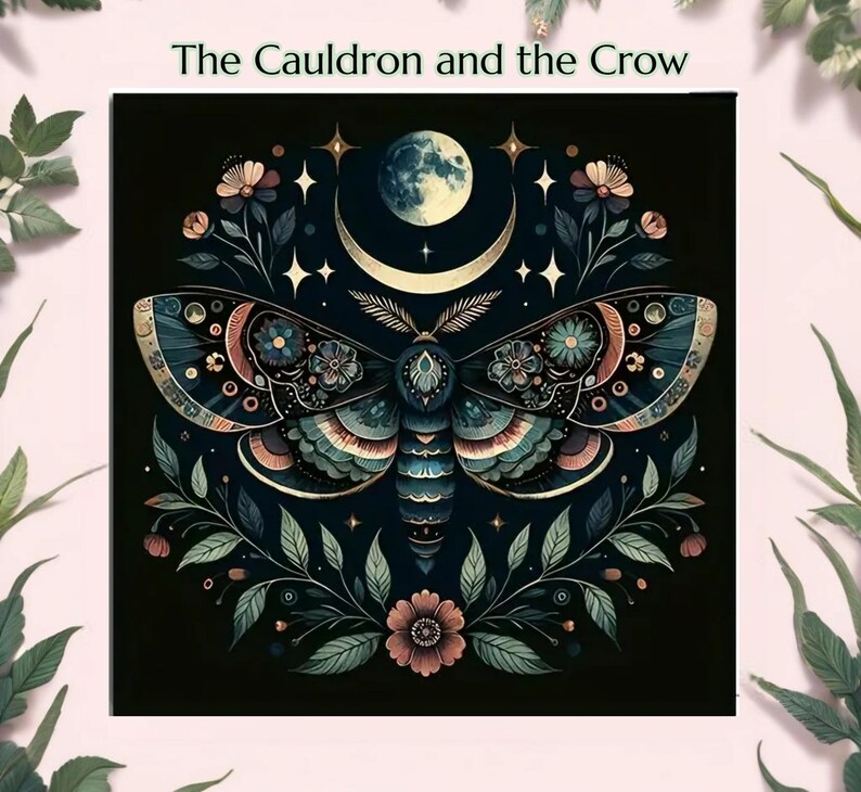 Silkwood Moth Altar Cloth, Pentacle, Tarot, Divination Table Cloth Size ...