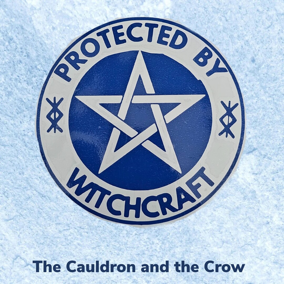 NEW protected by Witchcraft Vinyl Decal for Car, Laptop, or Other ...