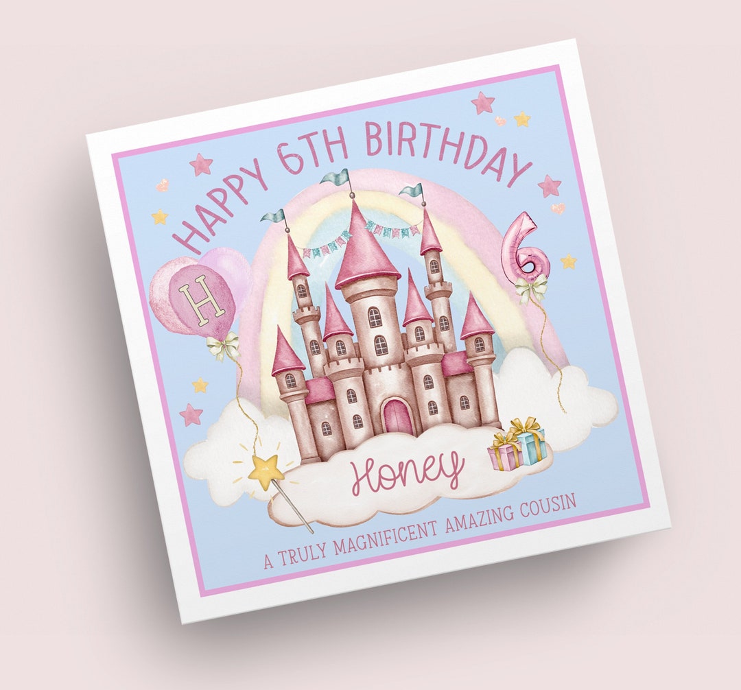 Cousin Birthday Card | 3rd 4th 5th 6th 7th | Cousin Birthday Gift ...