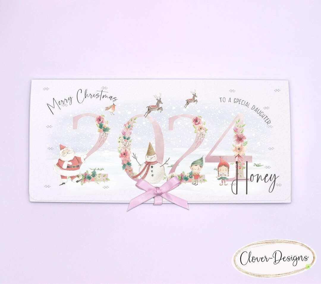 Christmas Money Wallet Christmas Money Card Money Gift Wallet Money ...