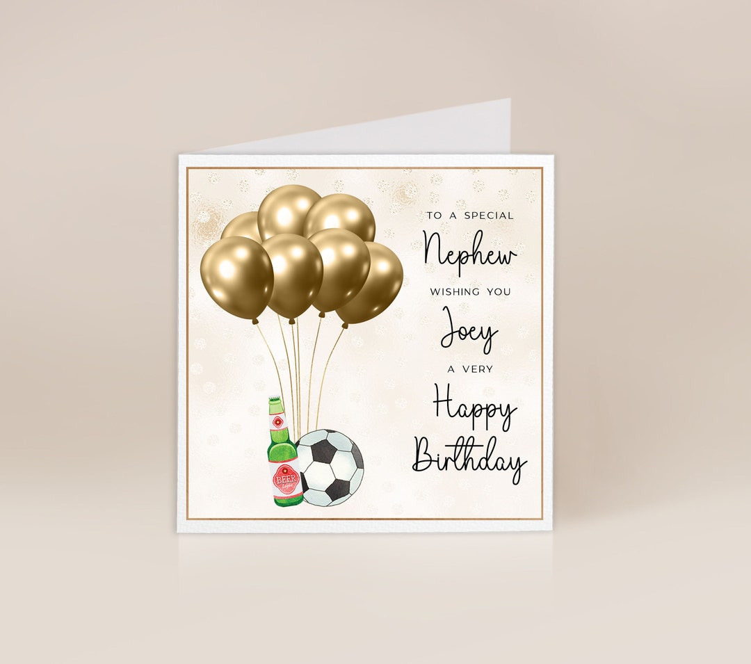 Nephew Birthday Card | Nephew Birthday Gift | Happy Birthday Nephew ...