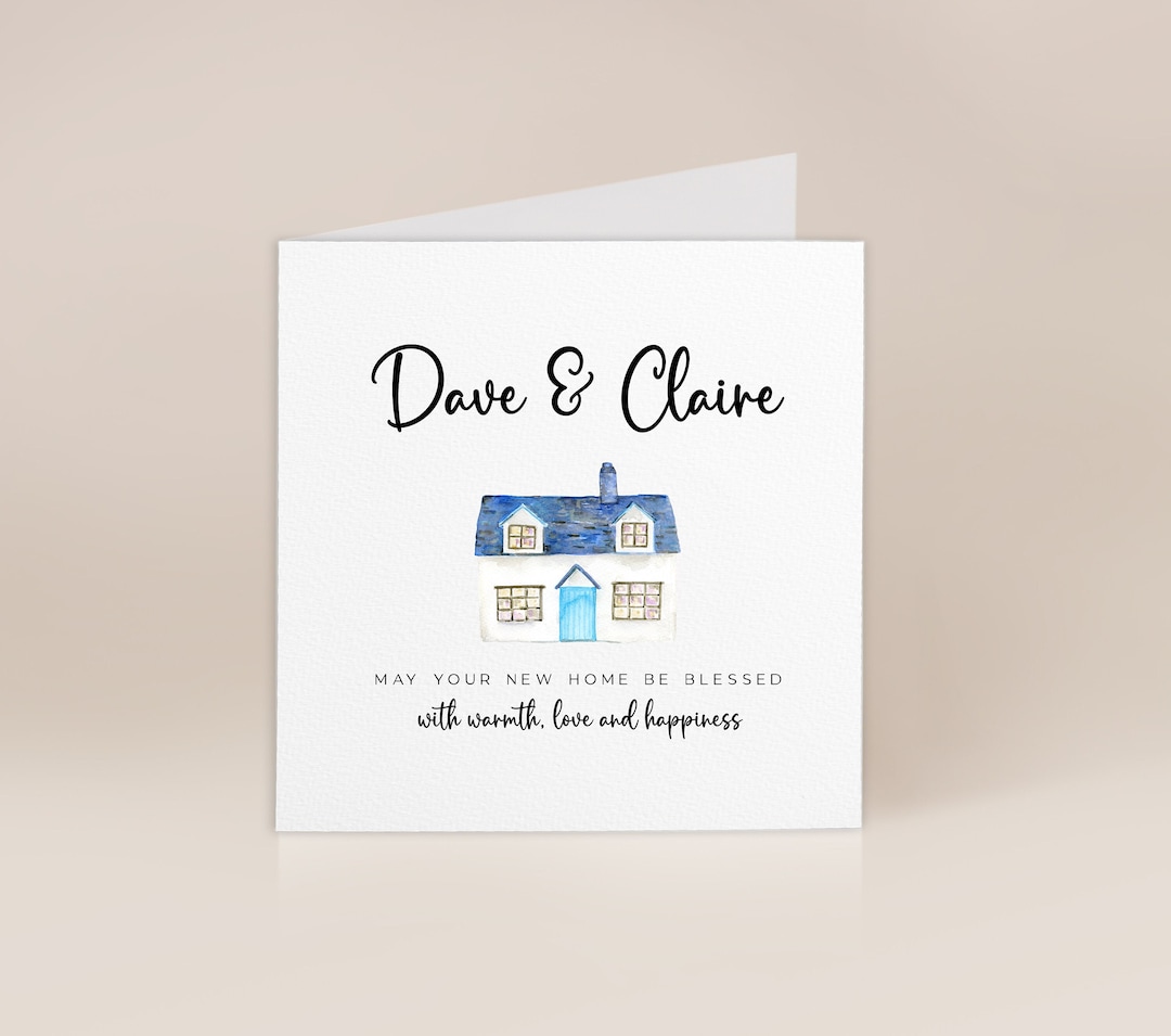 New Home Card | Housewarming Card | New Home Gift | Personalised New ...