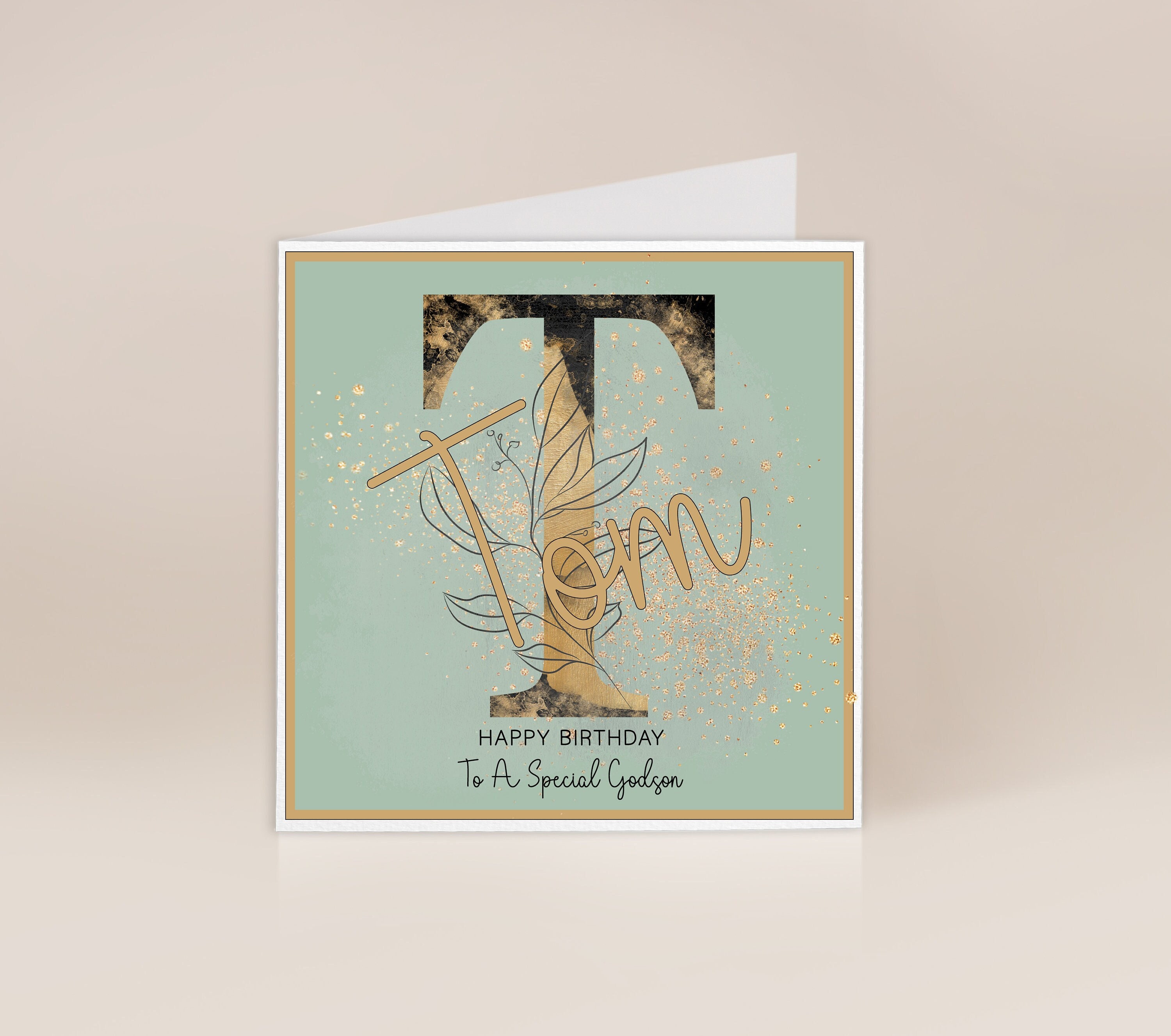 Godson Birthday Card Godson Birthday Gift Happy Birthday Godson - Etsy